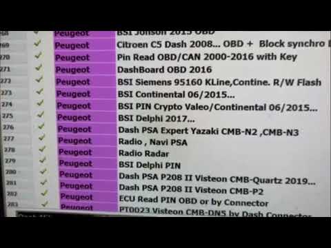 Best OBD Mileage Programmer 2025 DASH, BSI, ECU, DSG, R/W VIN, Virgin BSI & DASH, AIRBAG, AKL KEYS
