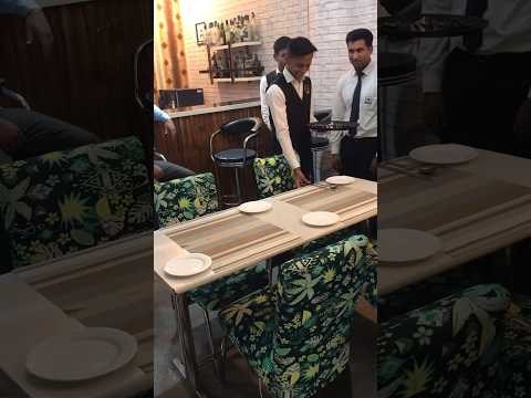 😨how to Table setup in hotel #1million #viralshort #shortvideo #youtubeshorts #hotels #shorts #how