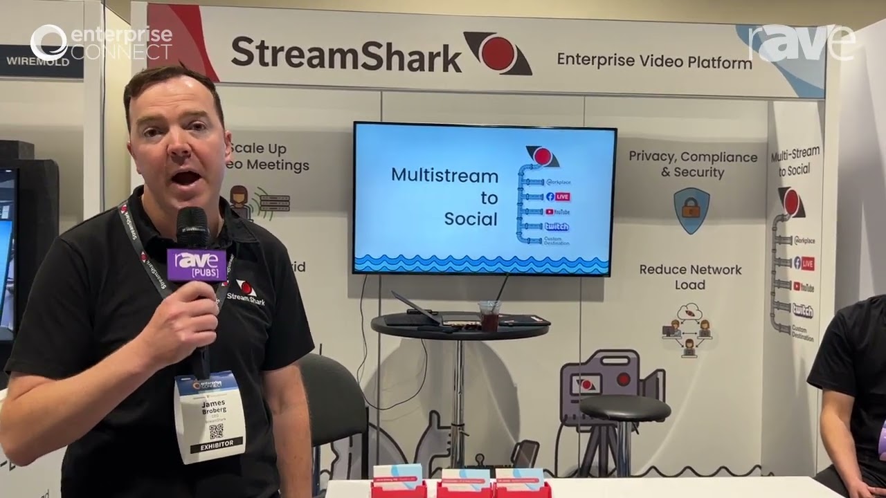 Enterprise Connect 23: StreamShark Shows StreamShark Enterprise Video Platform for Internal CMS