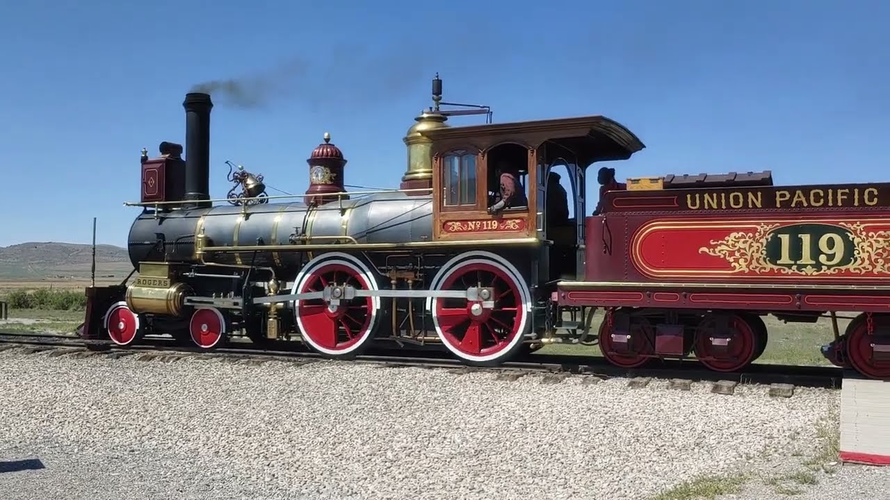 No. 119 Locomotive - Union Pacific Railroad - Golden Spike NHP