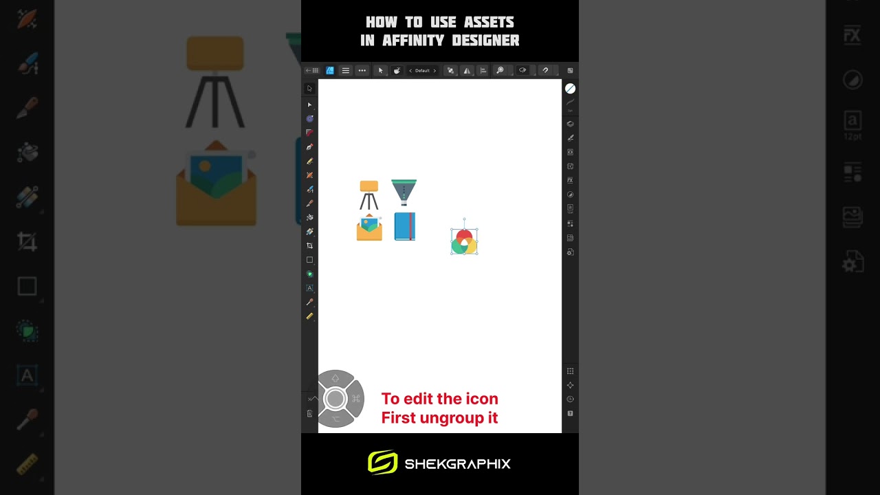 How to Use Assets in Affinity Designer: Quick Tutorial!