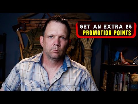 REVEALED! How to get an extra 25 promotion points today! Get promoted to Sergeant or SSG next month!
