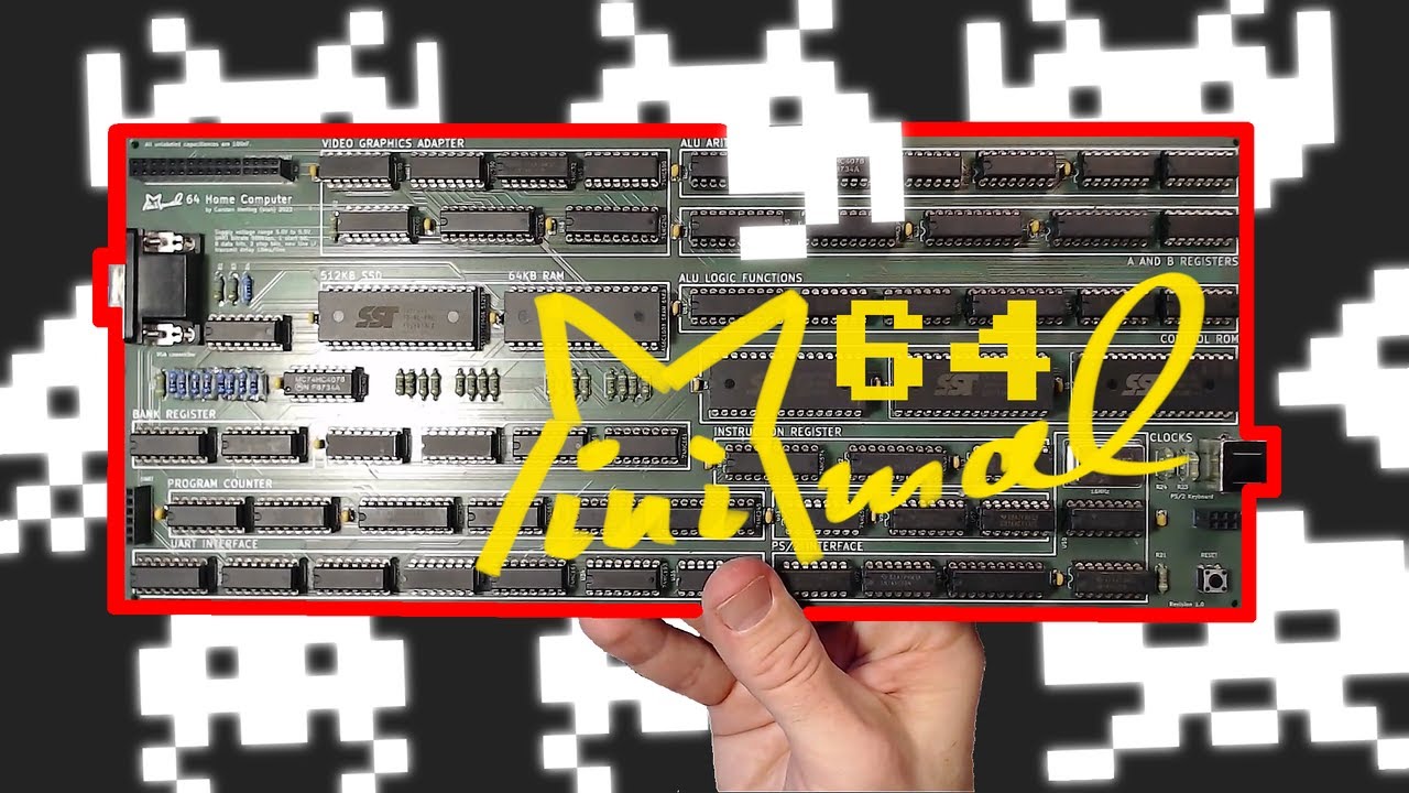 Minimal 64 and TTL Breadboard Computer with Lego Paper tape reader - Hardware - Retro Computing