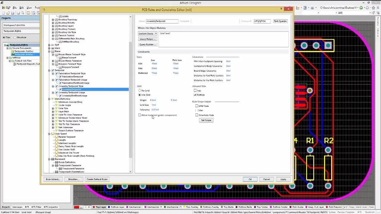 Adding Test-points | Altium Designer 17 Advanced | Module 16