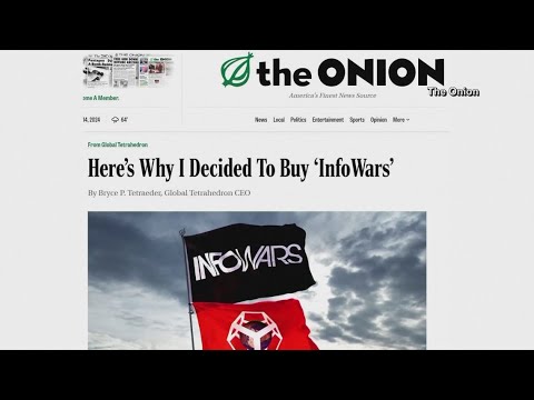 Judge rejects sale of Alex Jones' Infowars to The Onion