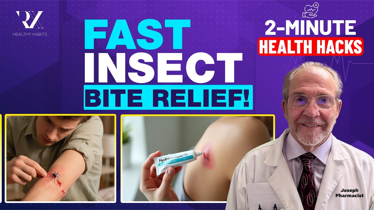 How To Stop Bug Bites From Itching Fast!