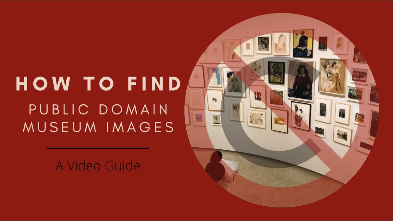 How to find public domain museum images