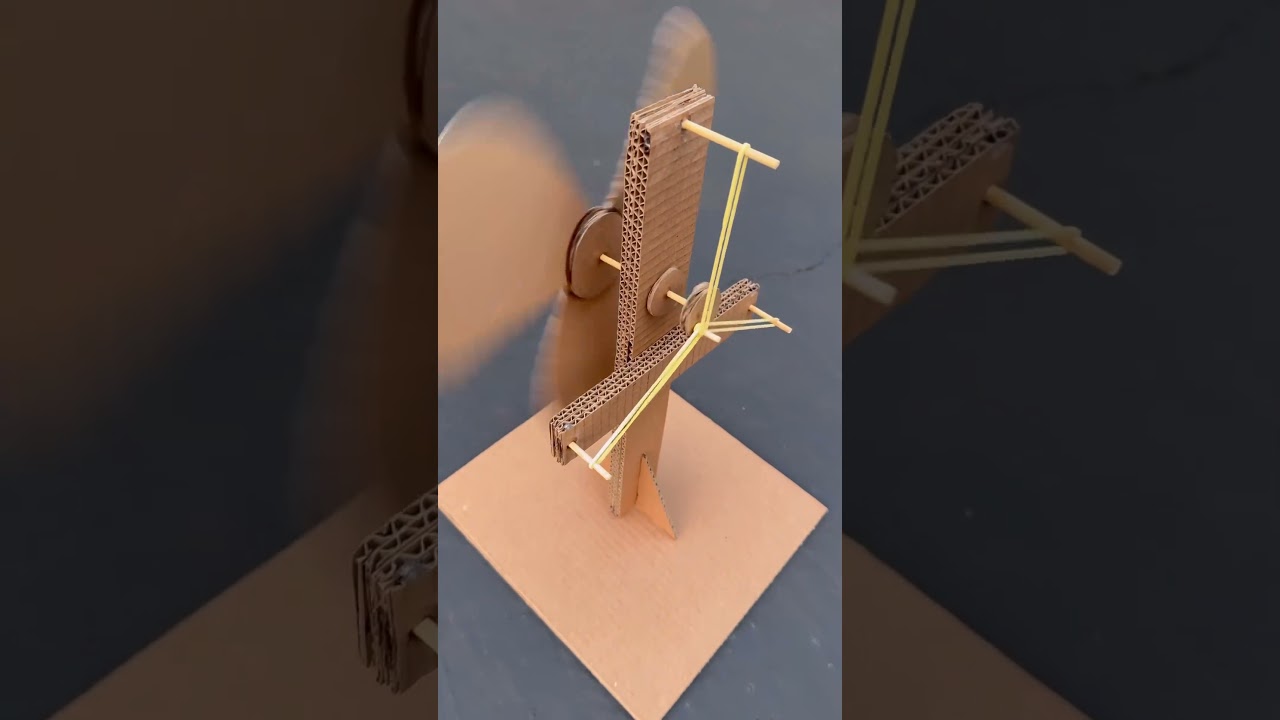Idea de como hacer un ventilador infinito ♾️  de cartón