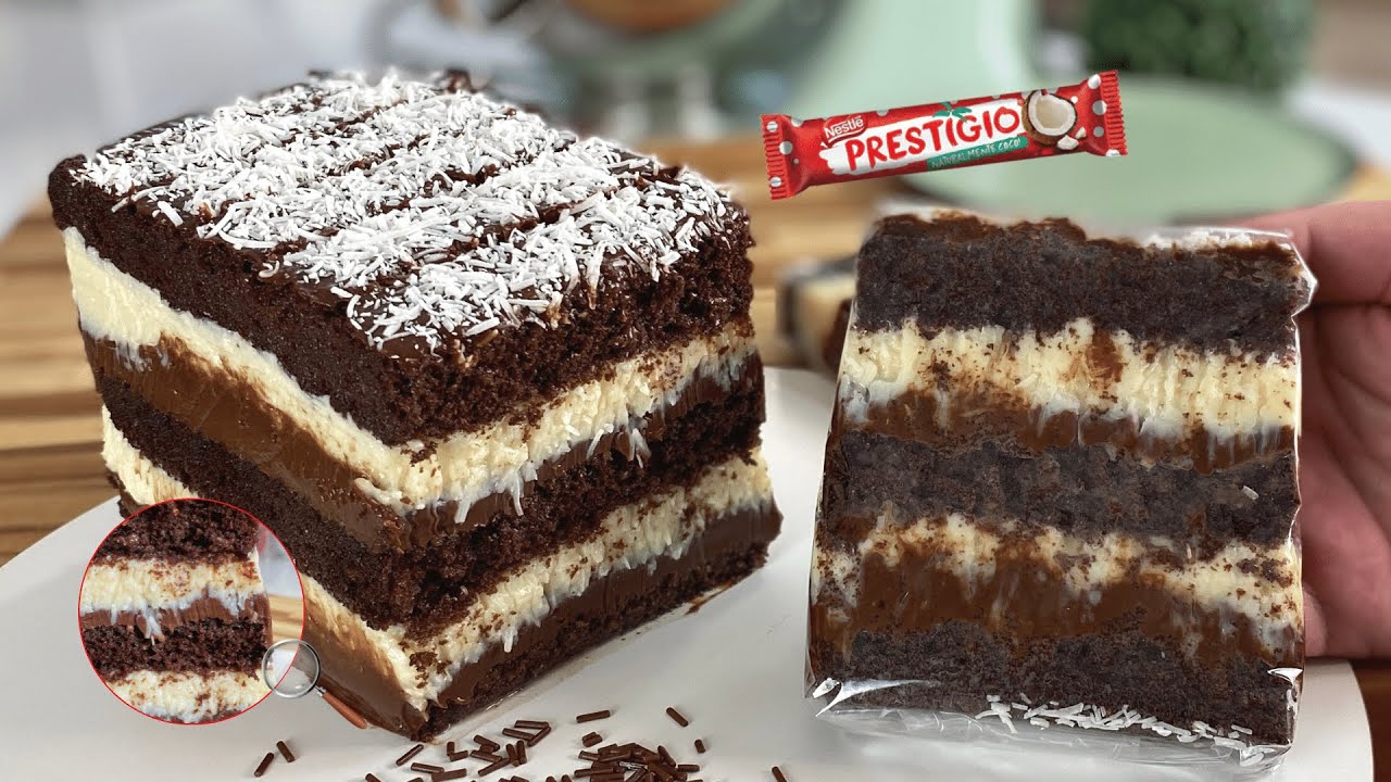 Slice of gourmet prestige cake | Make and sell slice cake