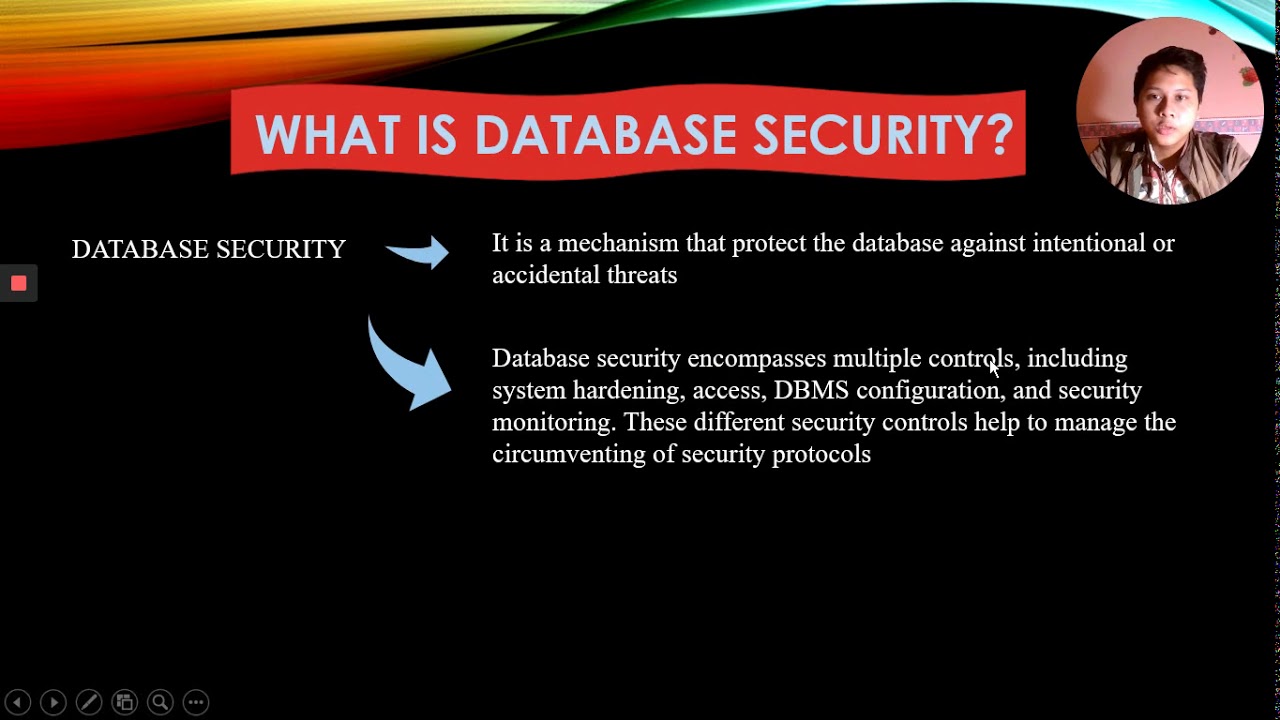DATABASE SECURITY PRESENTATION (CISB314)