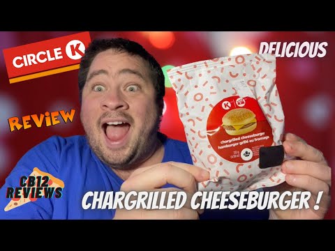 🍔 Circle K Chargrilled Cheeseburger #foodreview #tastetest