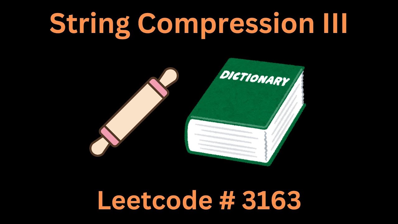 STRING COMPRESSION III | LEETCODE #3163 | PYTHON SOLUTION