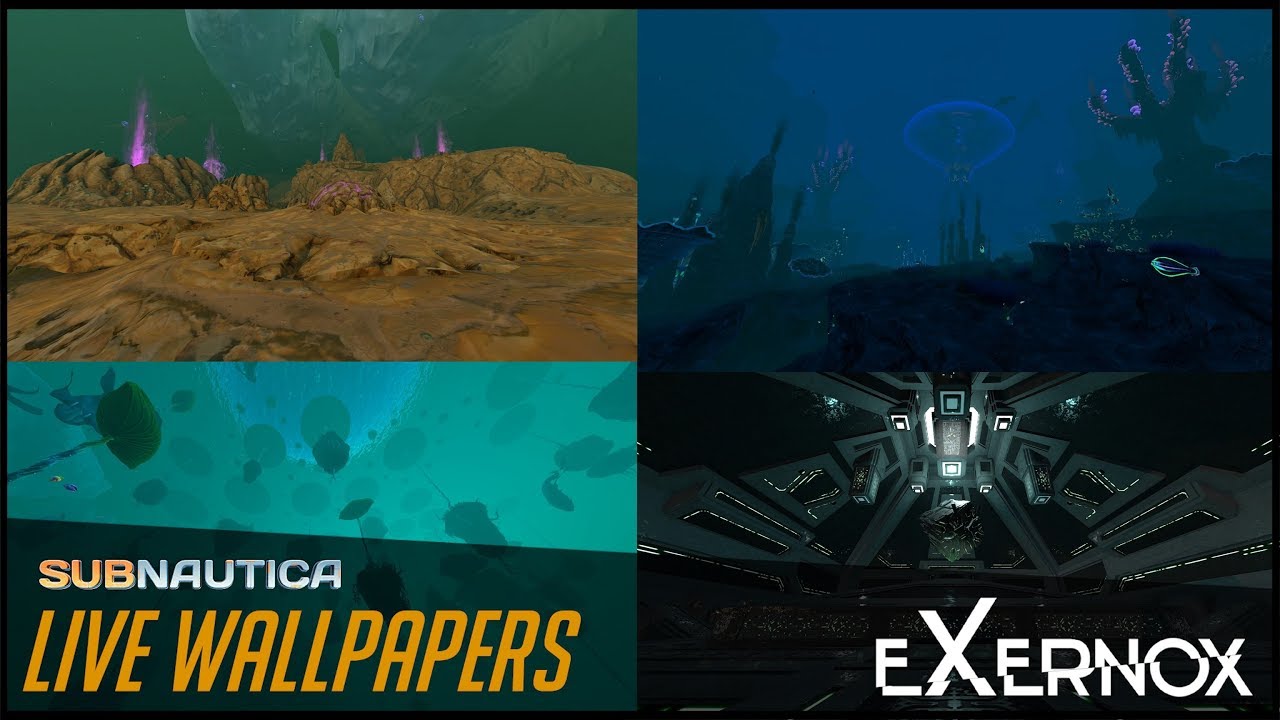 4 Static Live Wallpapers | Subnautica Below Zero