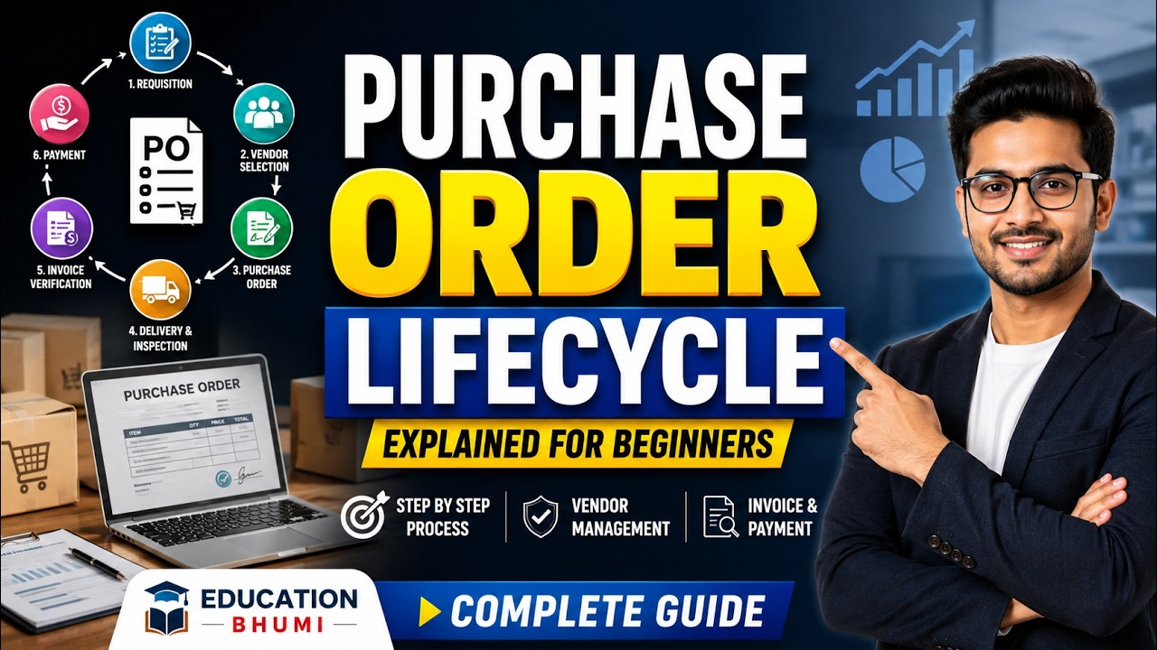 Purchase Order Lifecycle Explained for Beginners | Learn Vendor Management in depth