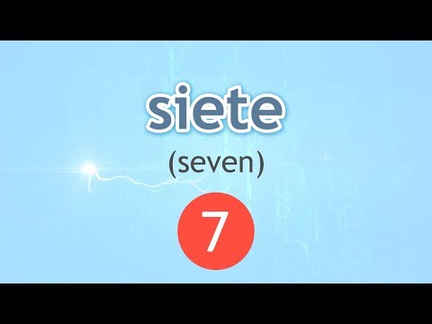 How to Pronounce Seven (Siete) in Spanish