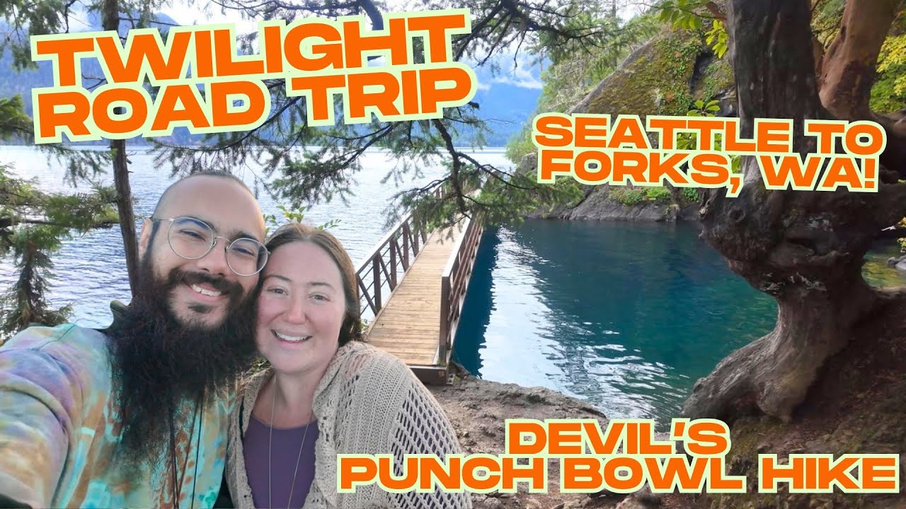 Our Ultimate Twilight Road Trip to Forks, WA! 🧛‍♀️ Ferry Ride, Devil’s Punchbowl & Fall Colors