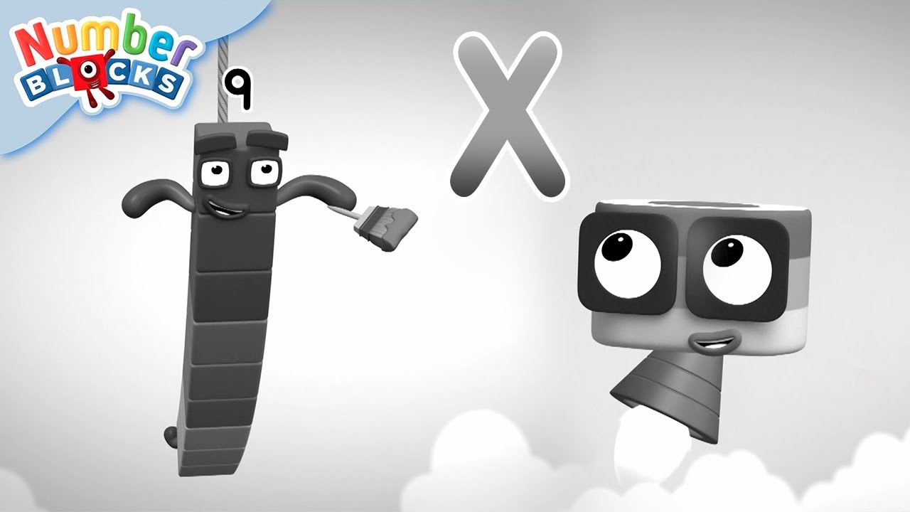 Nine Times Tables! - Multiplication Challenge #9 ✖️ | Learn to Count for Kids | @Numberblocks