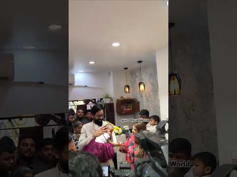 Hero #manchuvishnu wife VIRANICA REDDY 💕 to Baby girl #kannappa