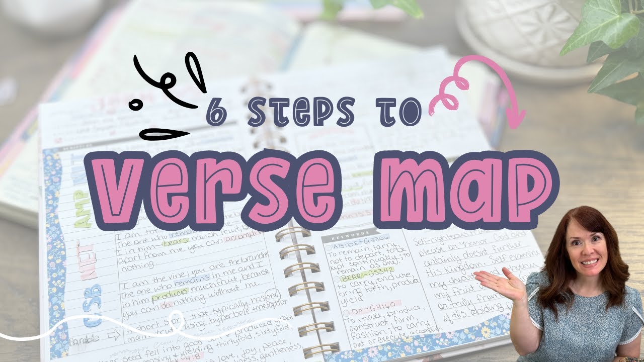 How to Study the Bible with Verse Mapping | Verse Map John 15:5