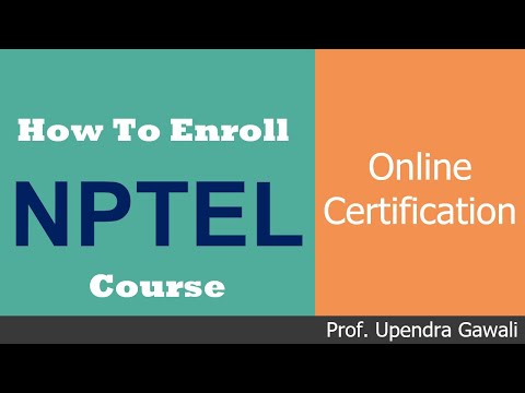 How To Enroll NPTEL Course | Online Certification | Last Date 31st Jan 2022