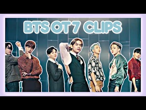 BTS ot7 clips for edits #1 // scene pack HD