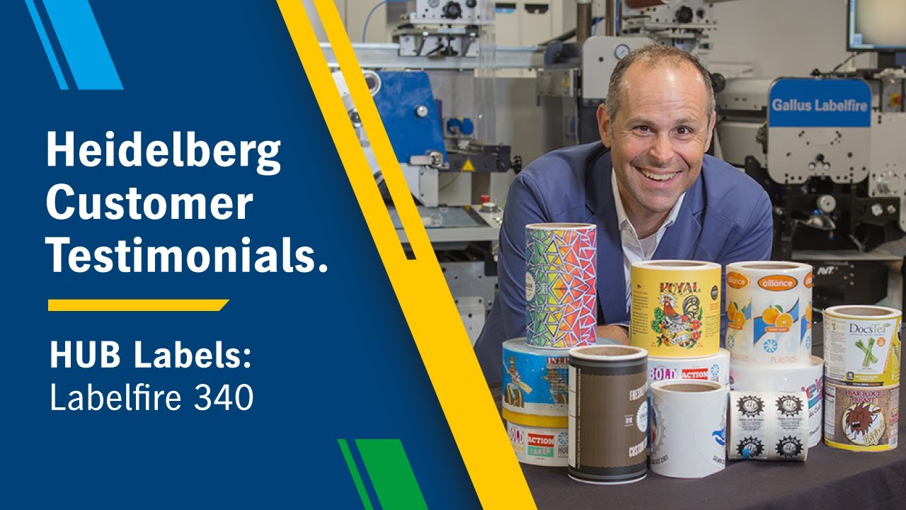 HUB Labels -- Labelfire 340
