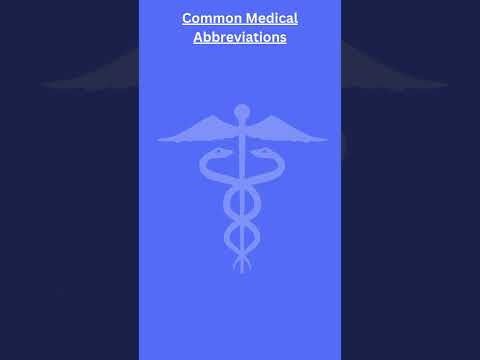 "Cracking the Code: Demystifying Common Medical Abbreviations!"