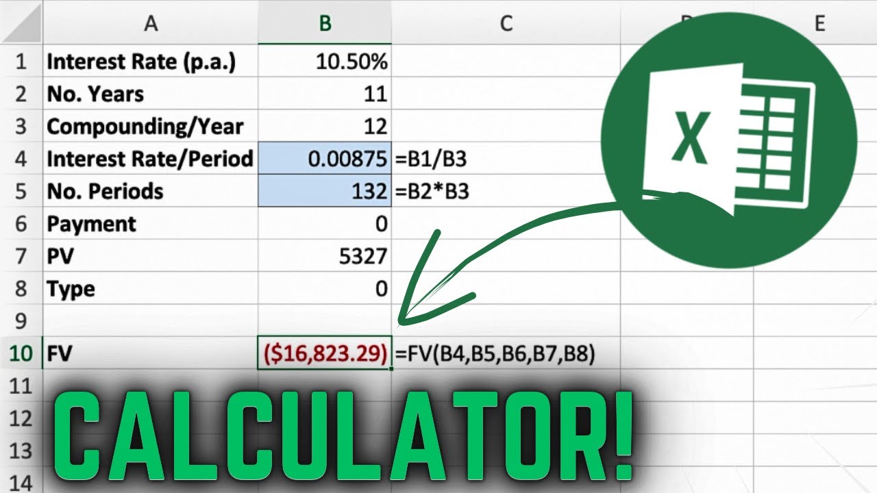 Compound Interest Calculator Template Excel