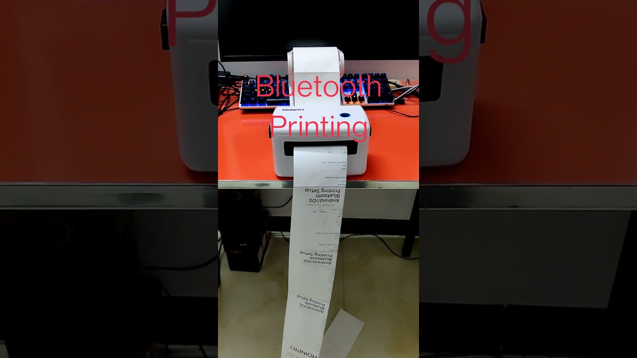 Android iOS Bluetooth Printing Setup with Dlabel App