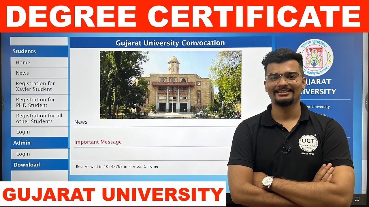 Gujarat University Degree Convocation | Degree Certificate | Gujarat University | UGT