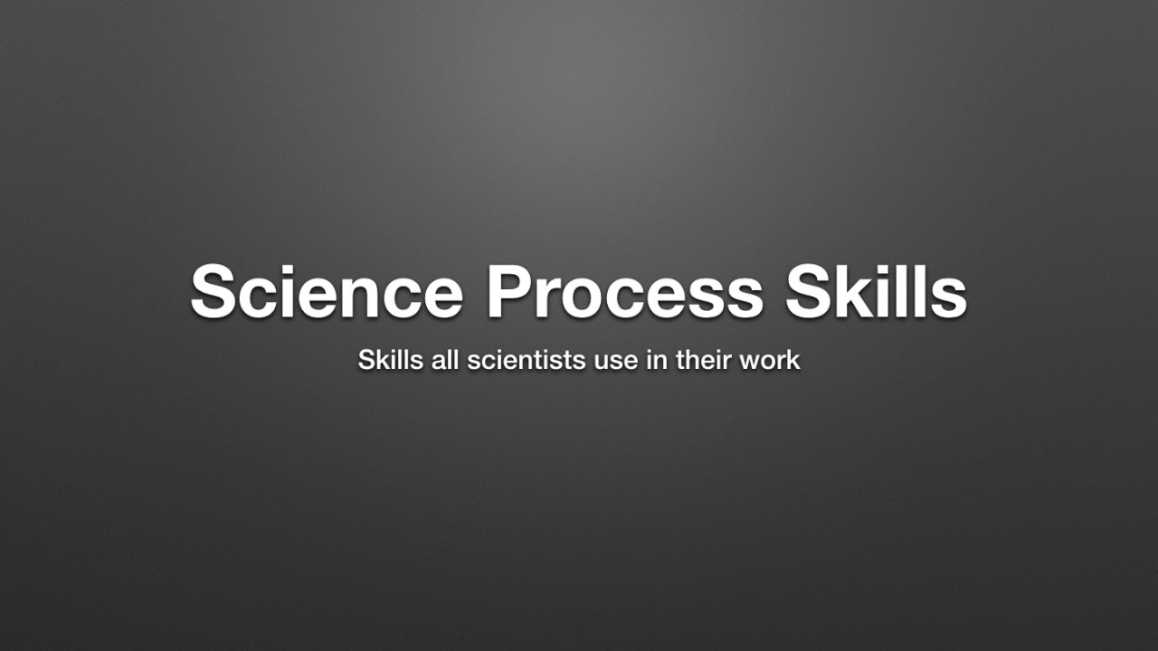 General science vocab process skills flipped notes