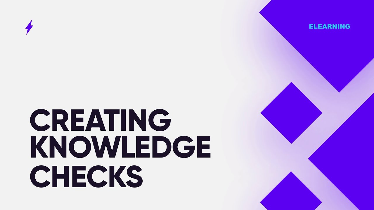 Creating Knowledge Checks in eLearning | eLearning | 11