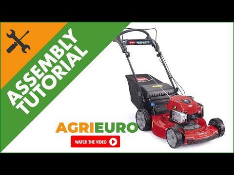 TORO TO-21772 Recycler B&S675 EXI 4-stroke Petrol Lawn Mower - Assembly tutorial