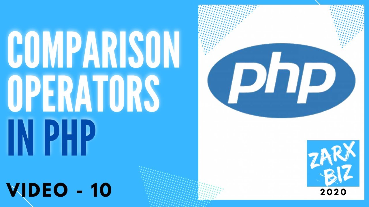 #10: Comparison Operators in PHP | PHP Tutorial | Learn PHP Programming | PHP for Beginners
