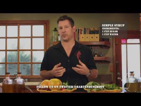 How to make Simple Syrup - Drink recipes from Bartending Bootcamp
