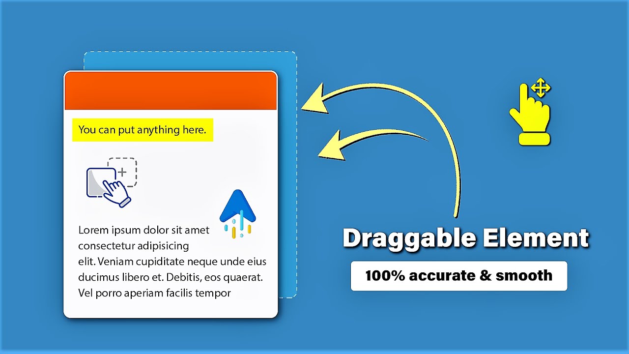 Draggable Element Using HTML CSS JavaScript | ProgrammingTT