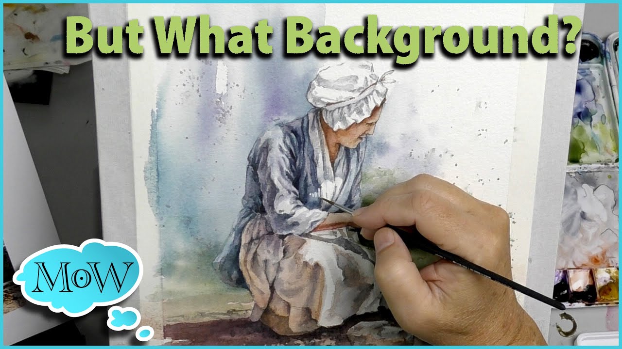 Don't Just Add a Background, Connect It and Unify Your Watercolors.