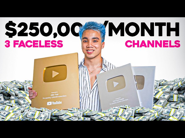 How Jake Tran Makes $250,000 a Month with Faceless YouTube Channels ...
