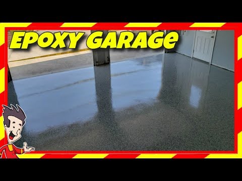 HIGH GLOSS Epoxy Garage Floor Vinyl Chips | Urethane TOP Coat Lake of the Ozarks, MO