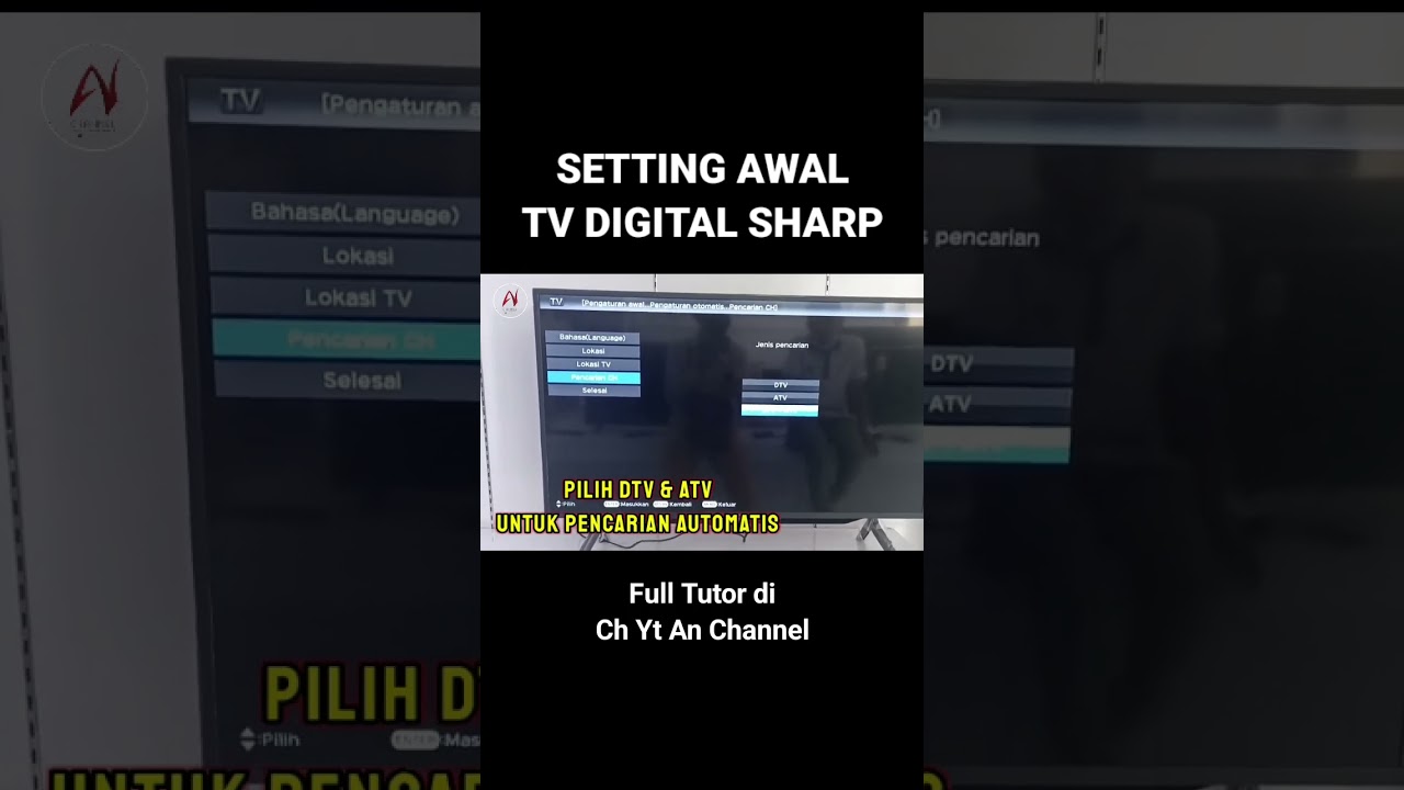 Setting awal tv digital sharp ‼️ #shorts #shortsvideo