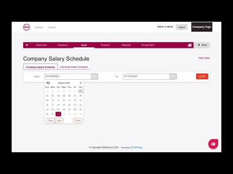 How to generate a Company Salary Schedule