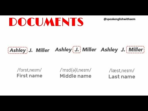 DOCUMENTS 🧾 in English - VOCABULARY with Pronunciation and pictures