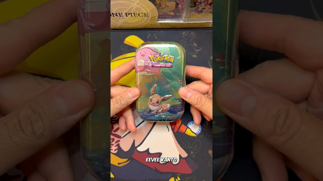 This Eevee Kanto Friends Mini Tin Has Silver Tempest! #pokemontcg