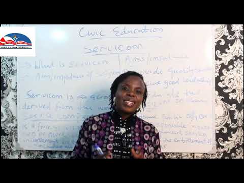 Civic Education For Jss2. Servicom