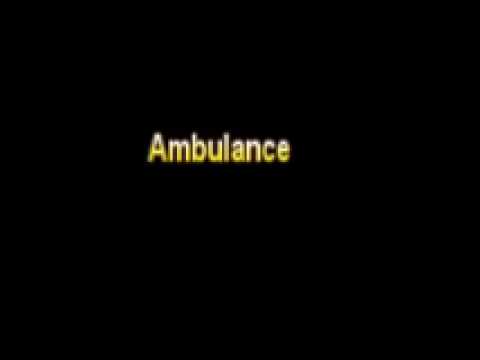 What Is The Definition Of Ambulance Medical Dictionary Free Online