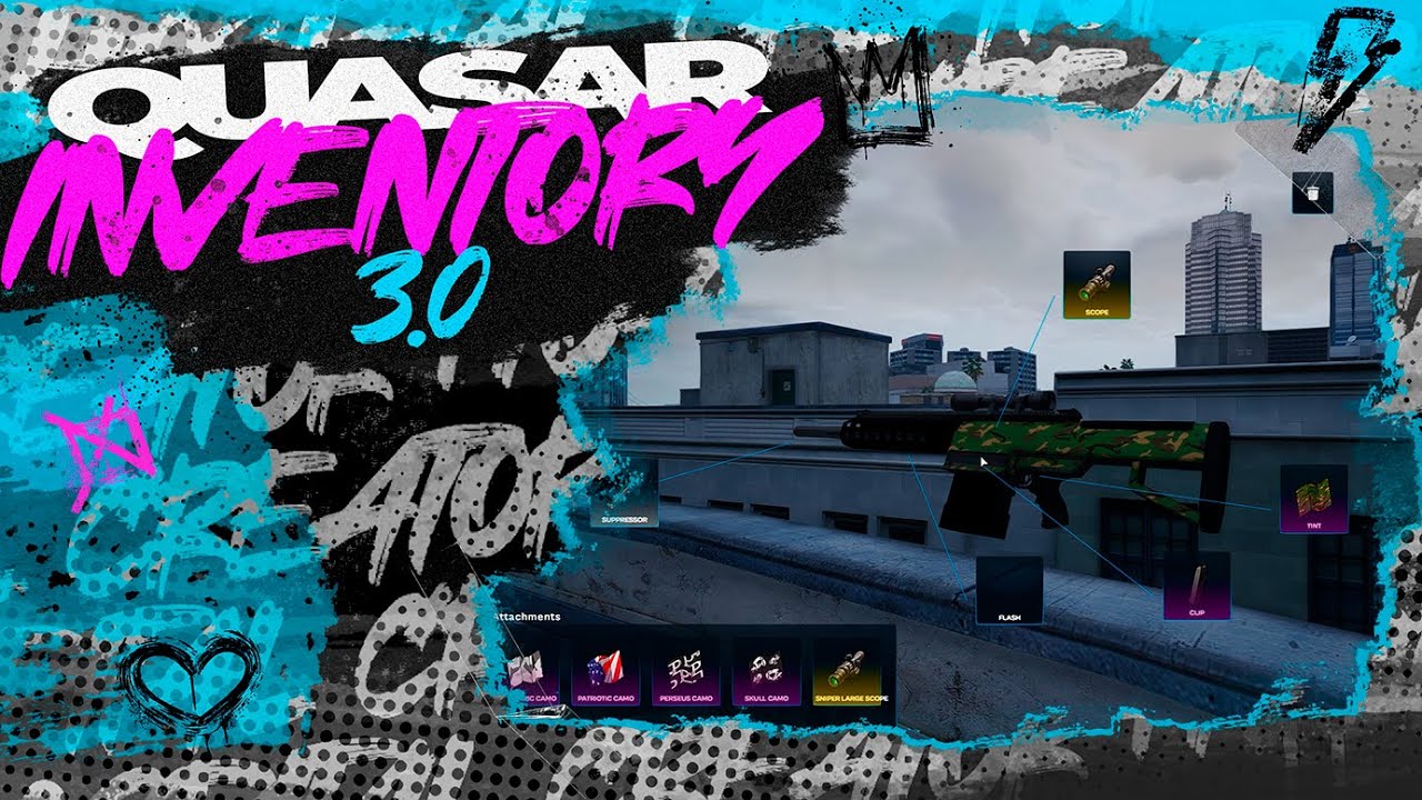 Quasar Inventory 3.0 for FiveM | Rarity System, Safe Trade, MK2 Support & More
