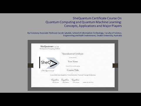Launching our new FREE certificate course “Quantum Computing and ...