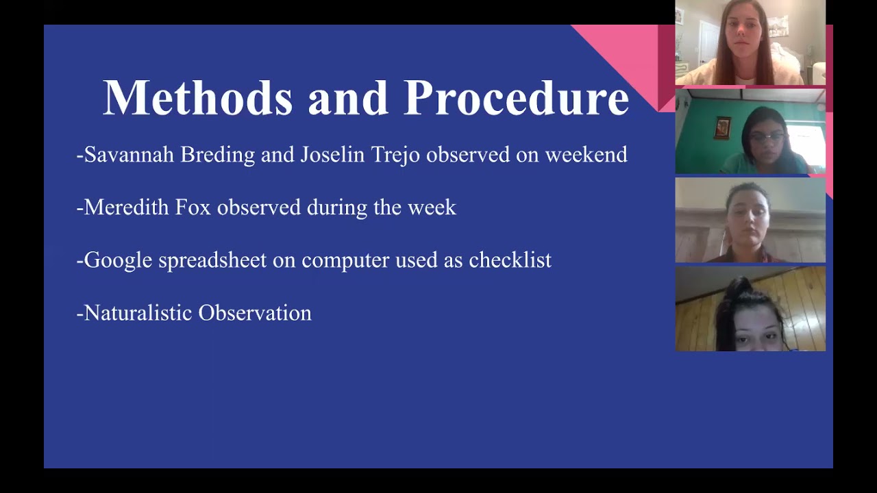 Observational Research Project Presentation Group 3