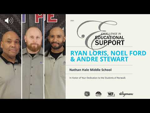 Ryan Loris, Noel Ford, Andre Stewart, Nathan Hale Middle School - 2025 EIE Honoree