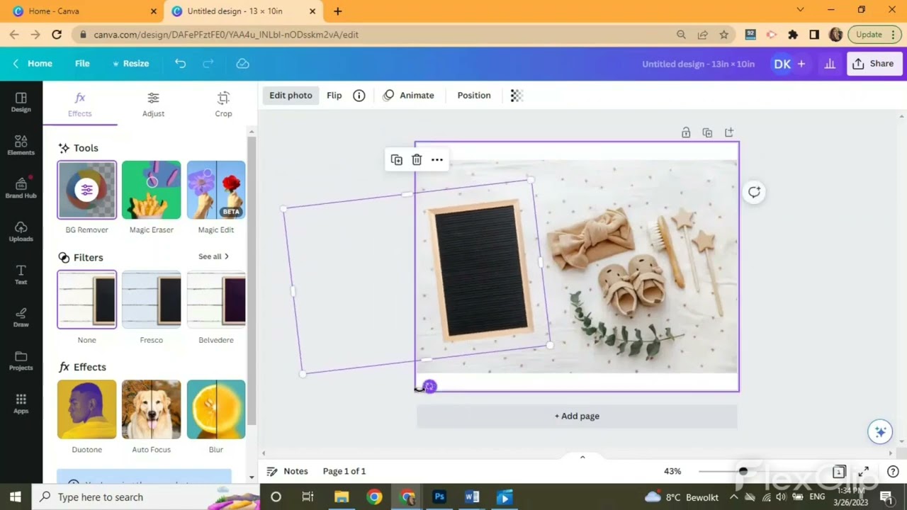 How to design your pregnancy announcement for free using Canva